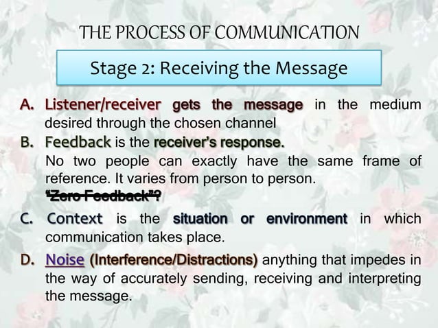 Communication and Its Process | PPTX