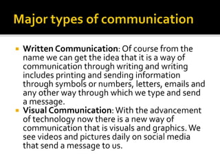 What is communication | PPTX