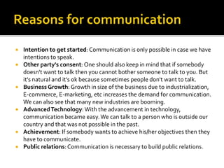 What is communication | PPTX