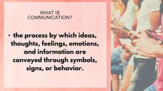 What is communication | PPT