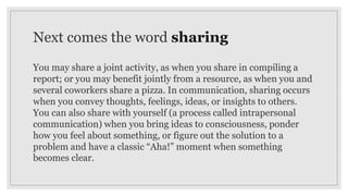 communication, powerpoint presentation on how to communicate ...