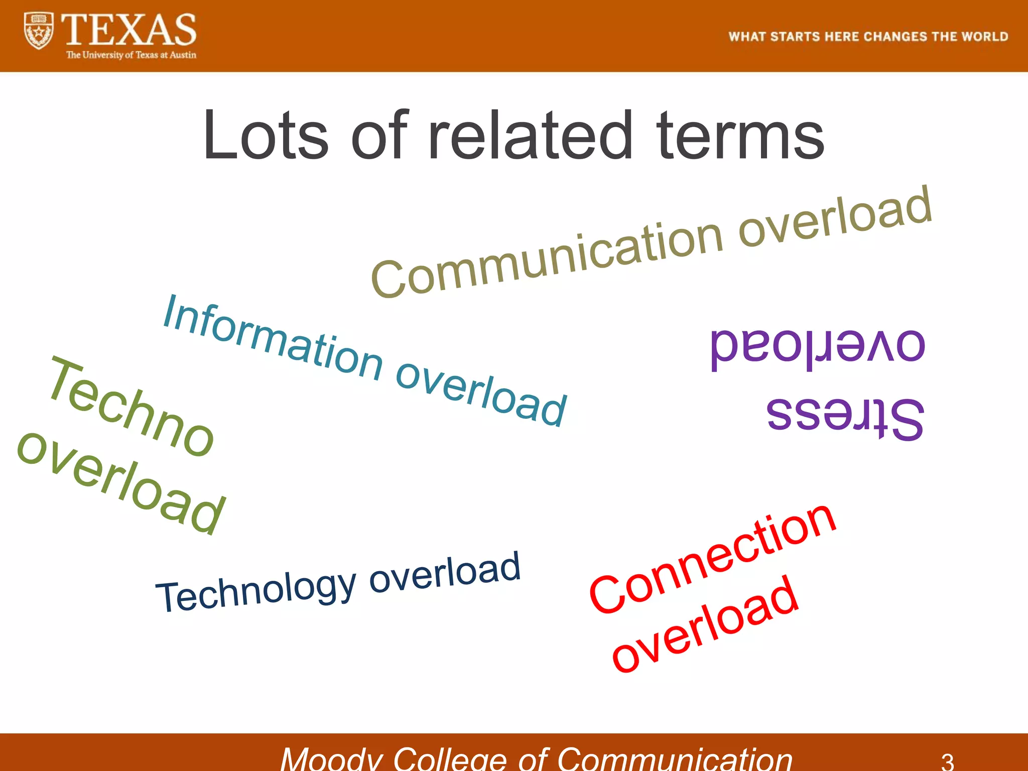 What is communication overload 2017 | PPT