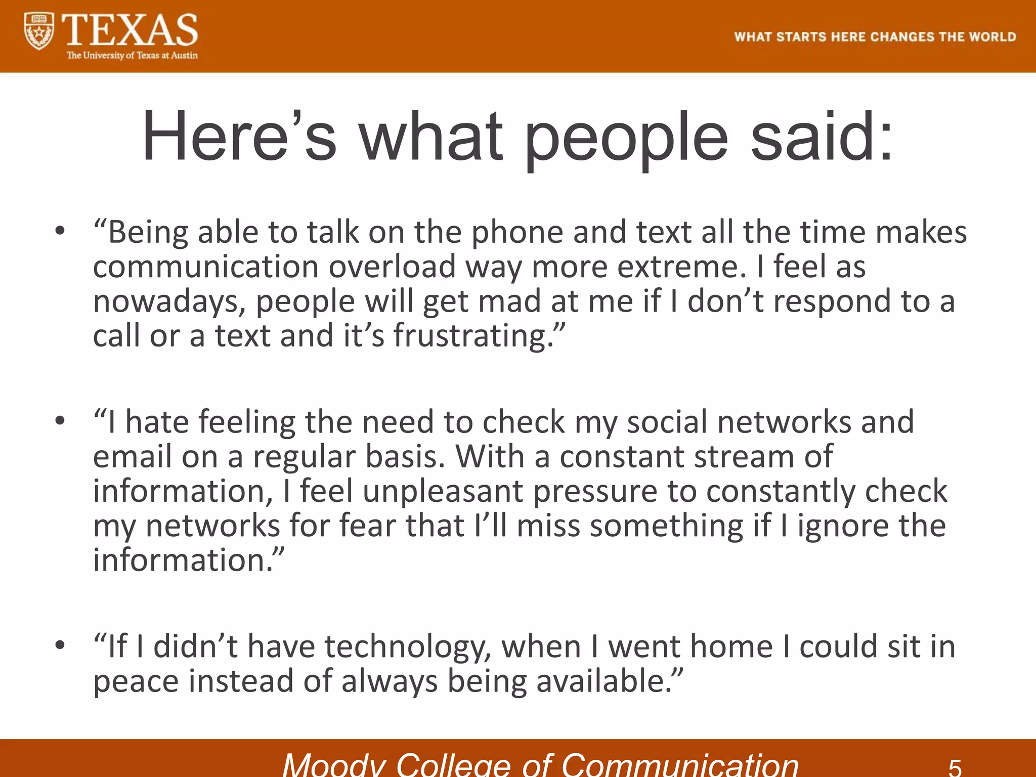 What is communication overload 2017 | PPT