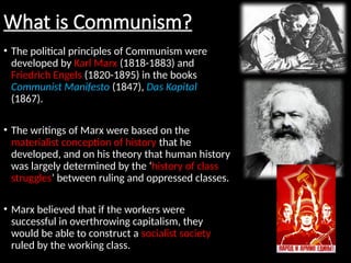 what_is_communism introduction to Cold War | PPT