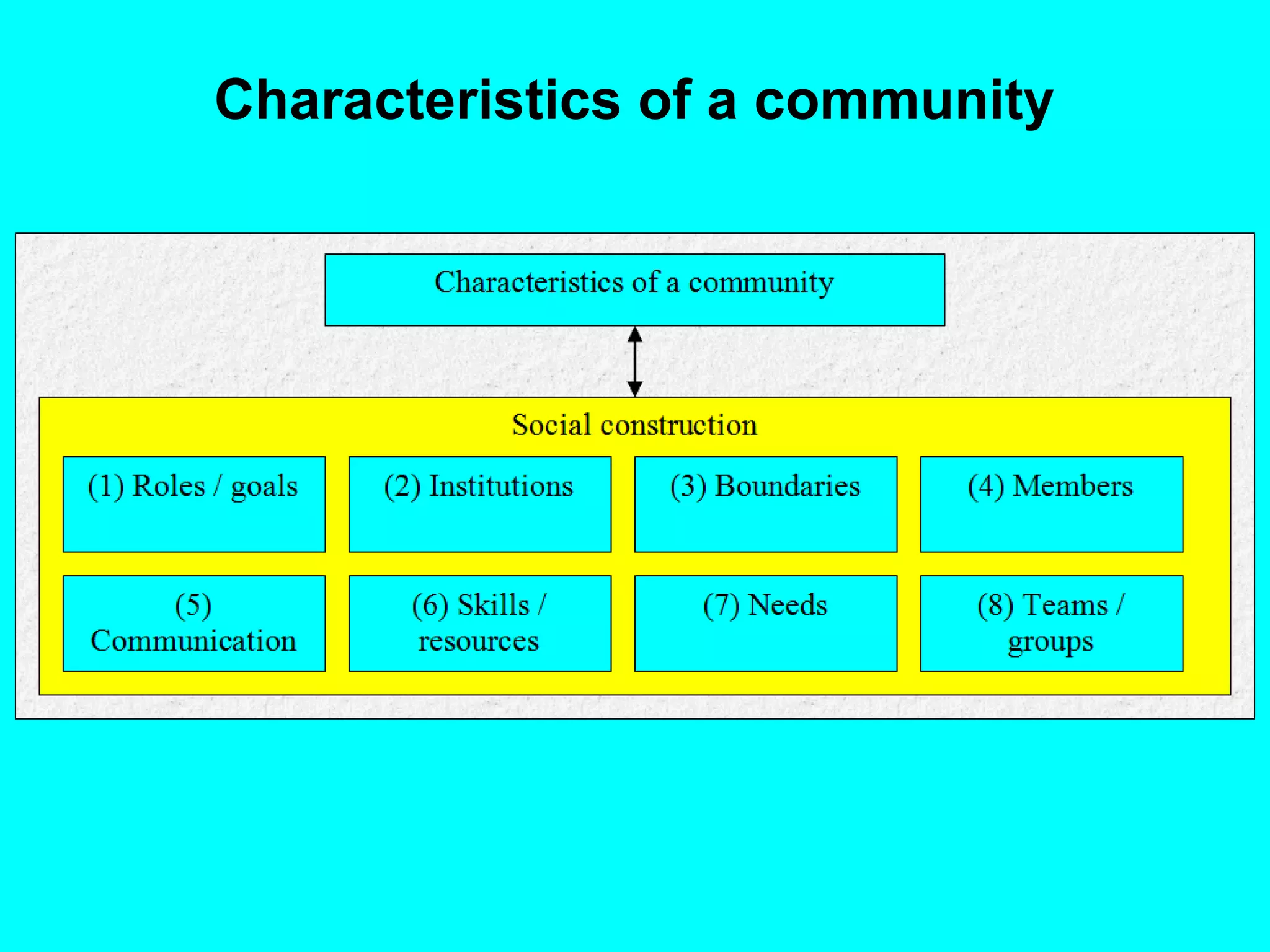 What is community | PPT