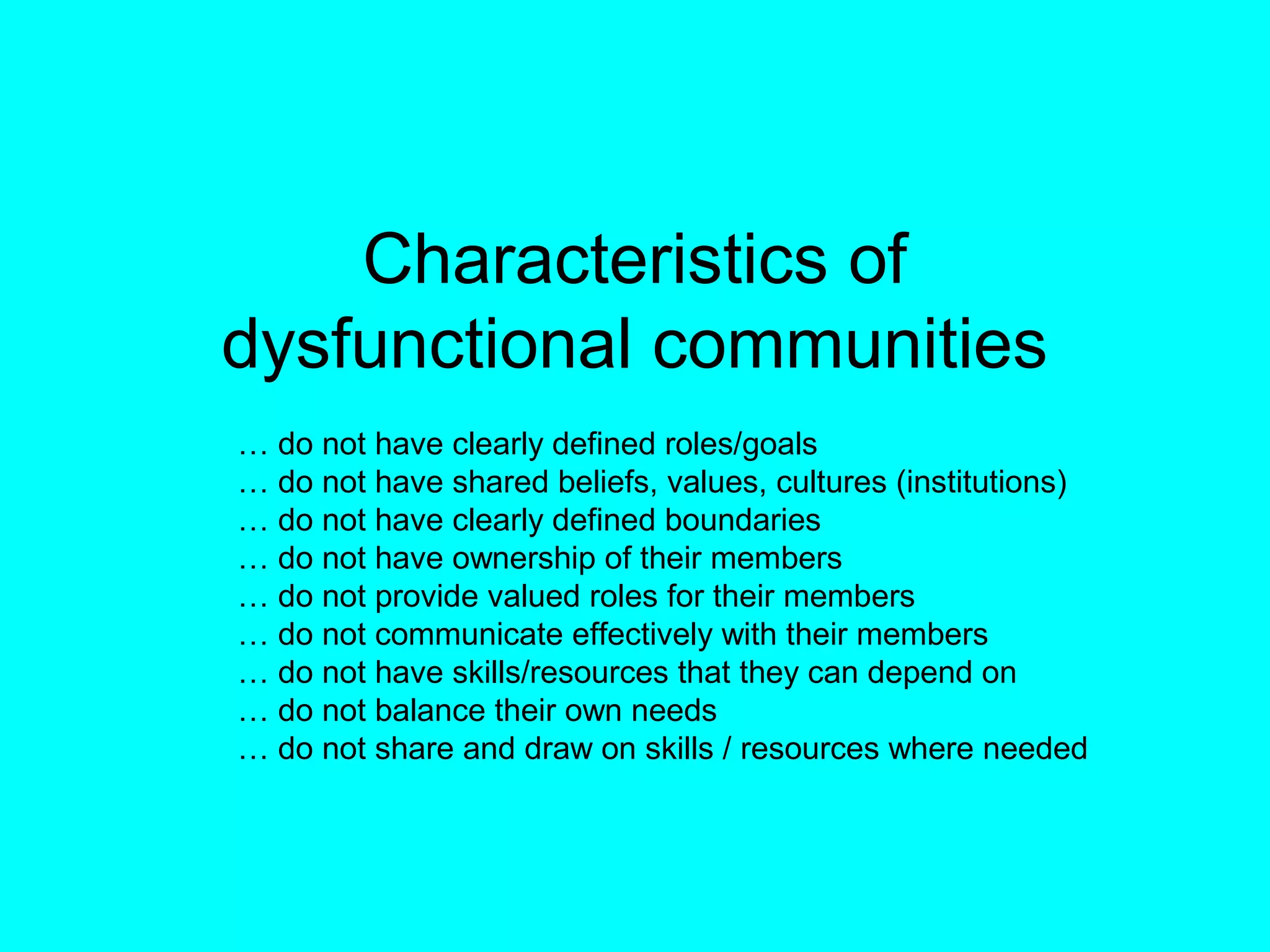 What is community | PPT