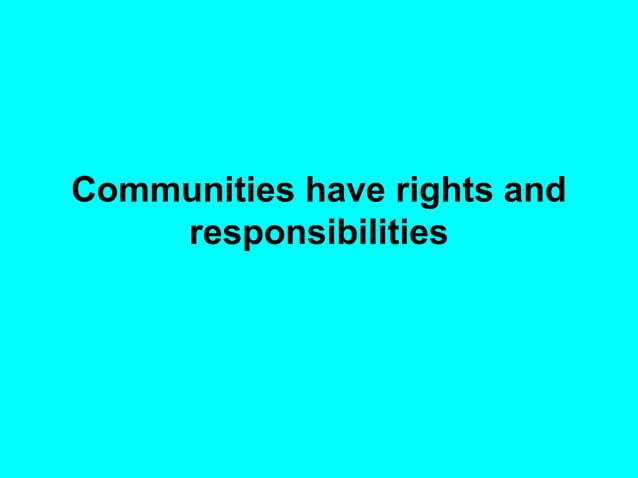 What is community | PPT