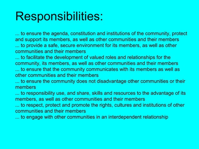 What is community | PPT
