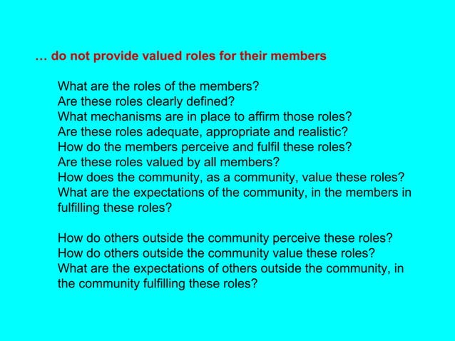 What is community | PPT