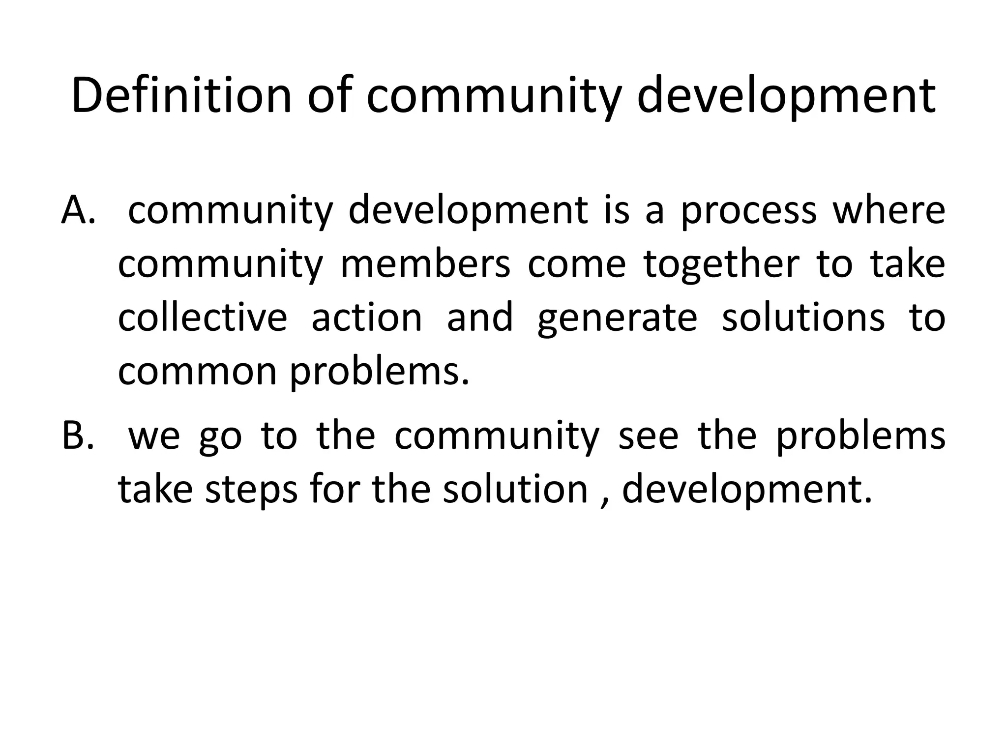What is community | PPTX
