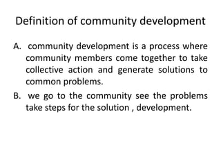 What is community | PPTX