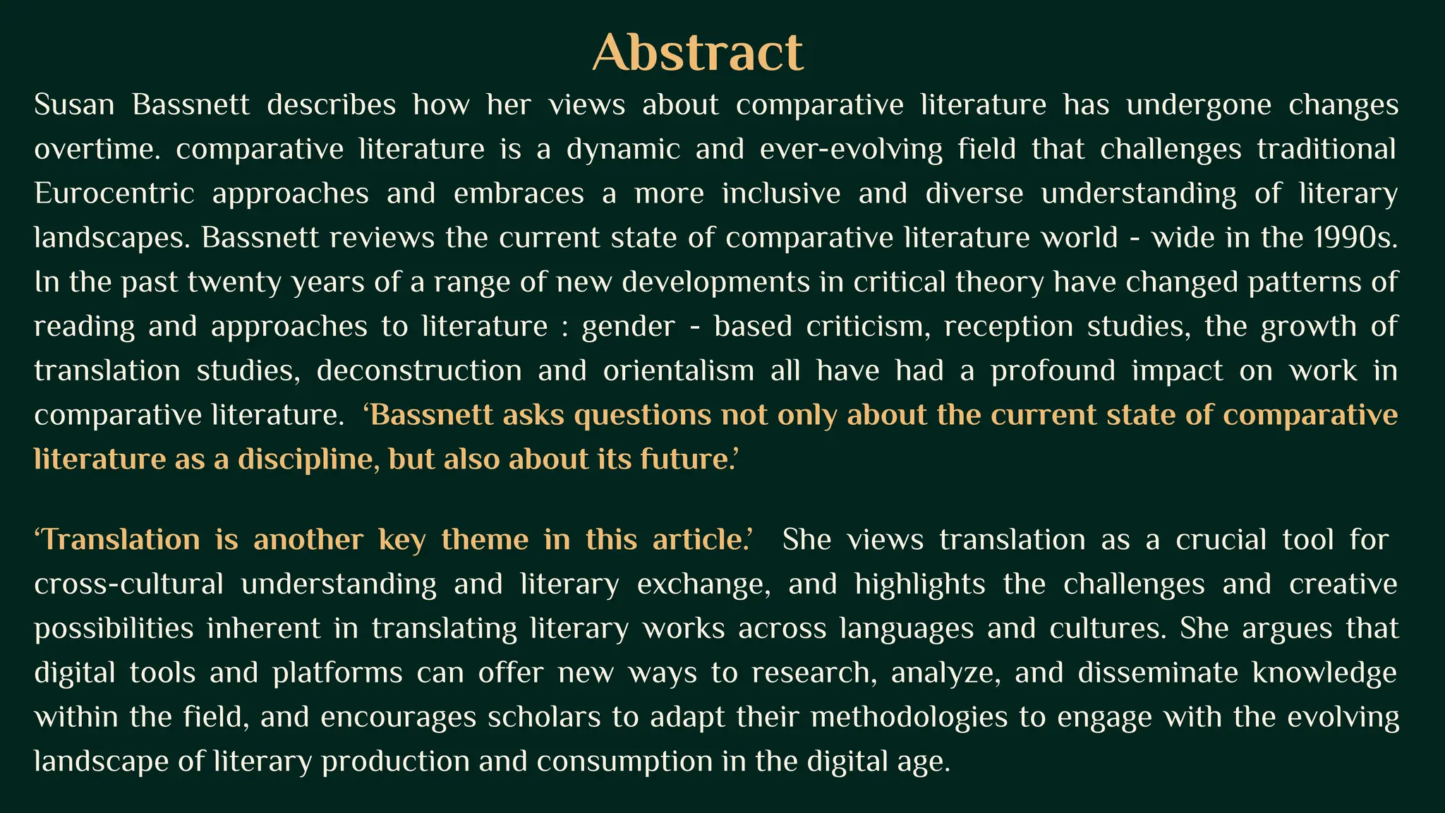 What is Comparative Literature Today ? | PDF