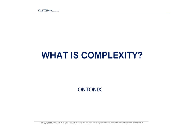 What is complexity | PDF | Technology & Computing