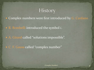 What is complex number | PPT