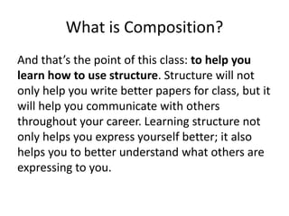 What is composition? | PPTX
