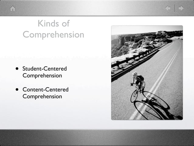 What is comprehension | KEY | Education