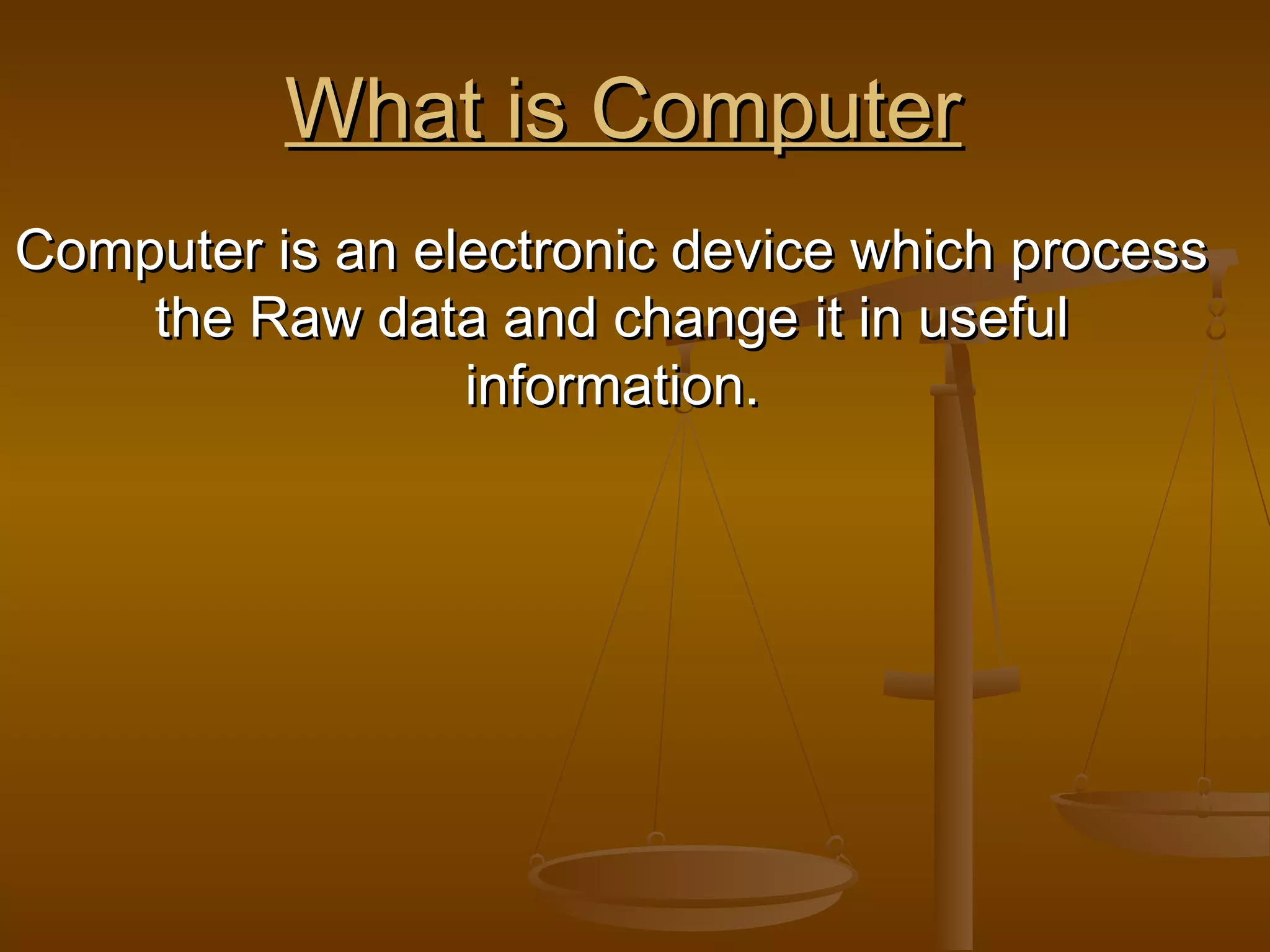 What is computer | PPT