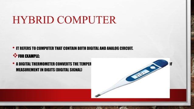 What is computer definition and Types of Computer | PPTX