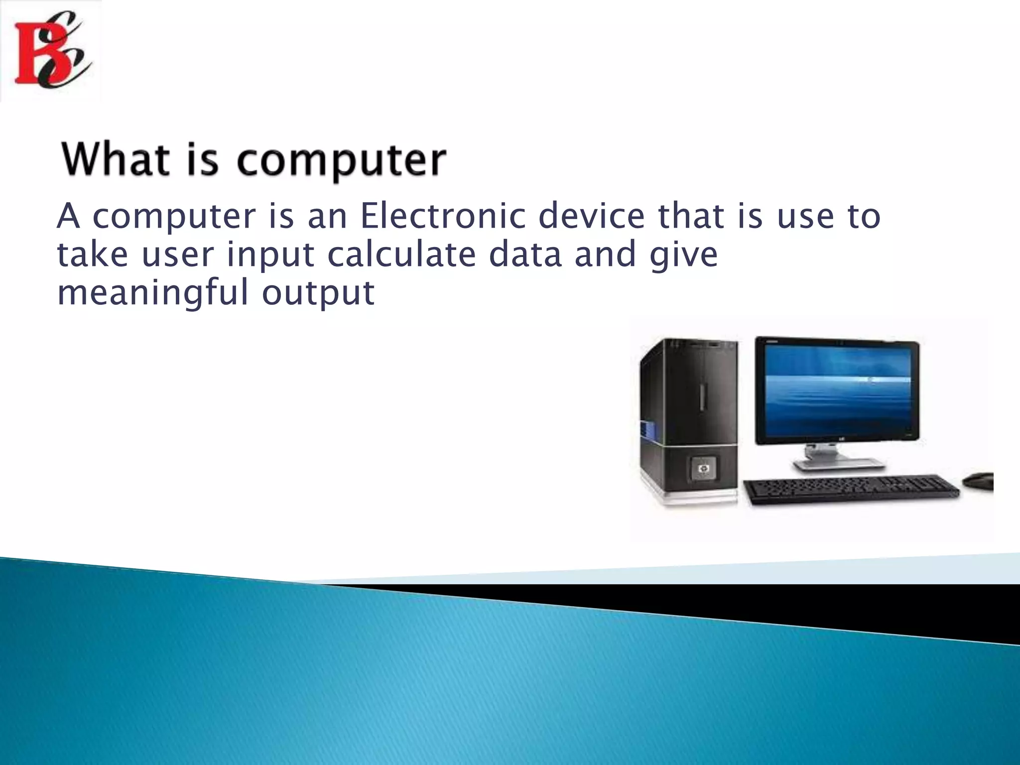 Types of Computers: Micro, Mini, Super, Personal, Laptop and Tablet | PPT