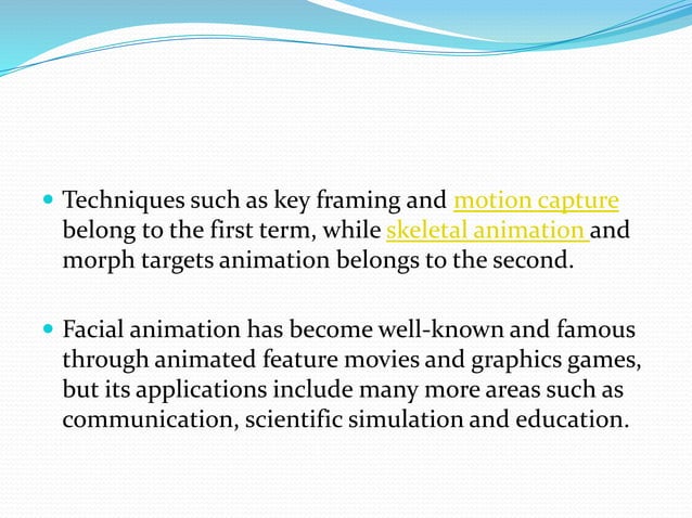 What is Computer Facial Animation? | PPTX