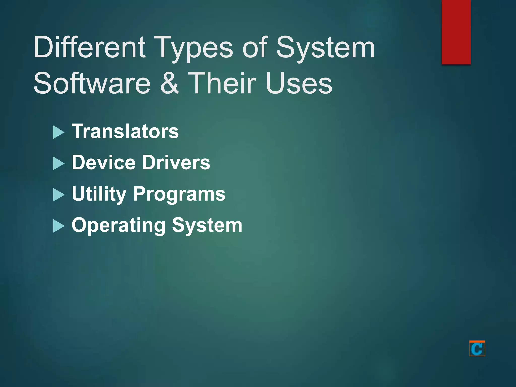 What is computer hardware and software | PPTX | Operating Systems | Computer Software and ...