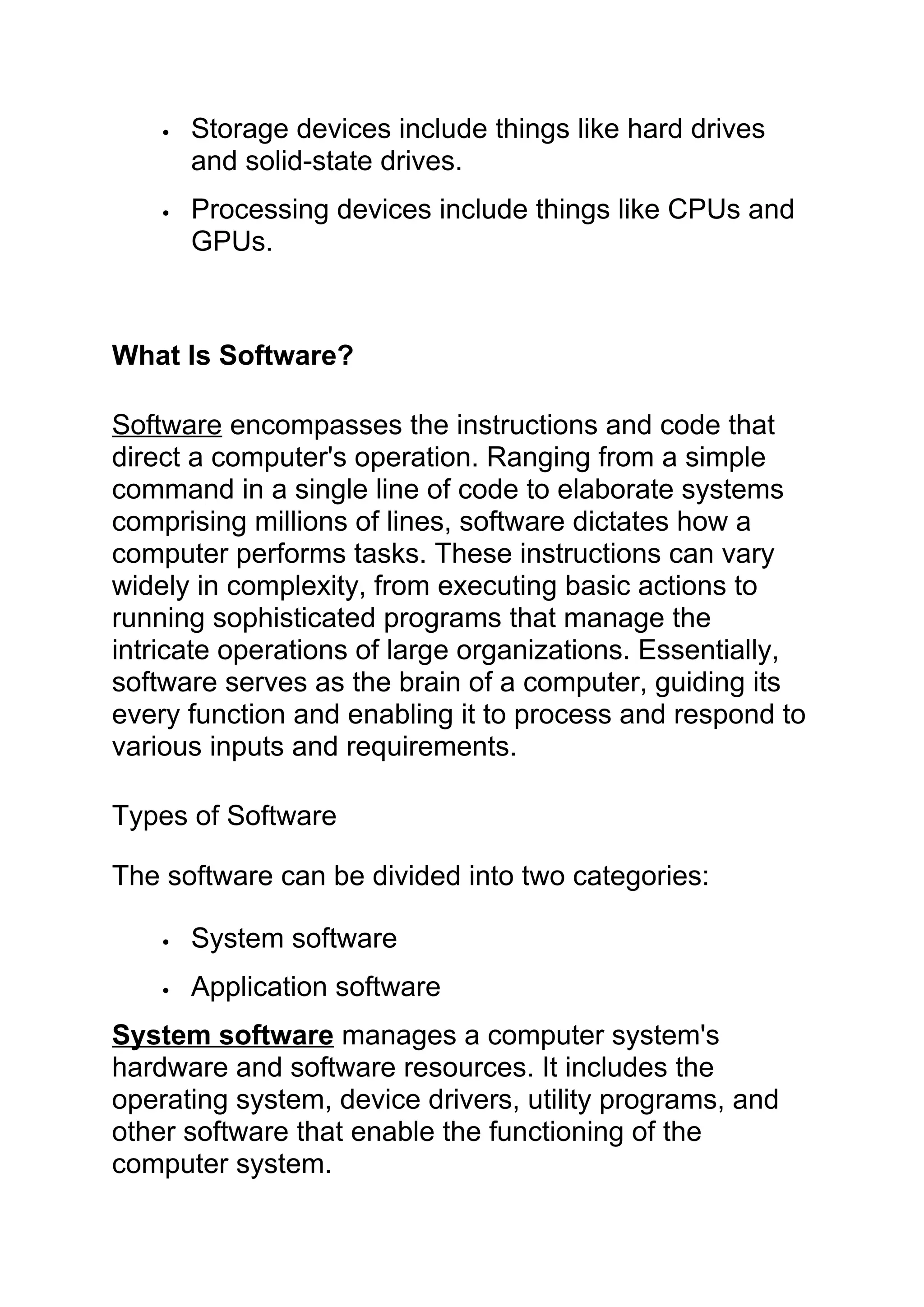 What Is Computer Hardware and software.docx