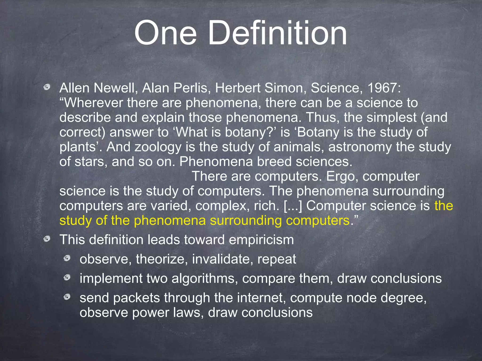 What is computer science | PPT