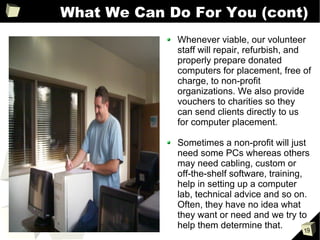 What is Computers for Charity? | PDF