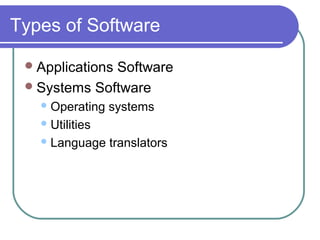 What is computer software | PPT