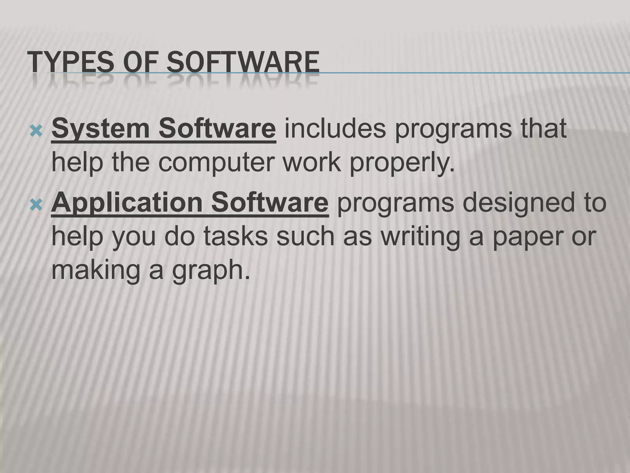 What is computer software? | PPT
