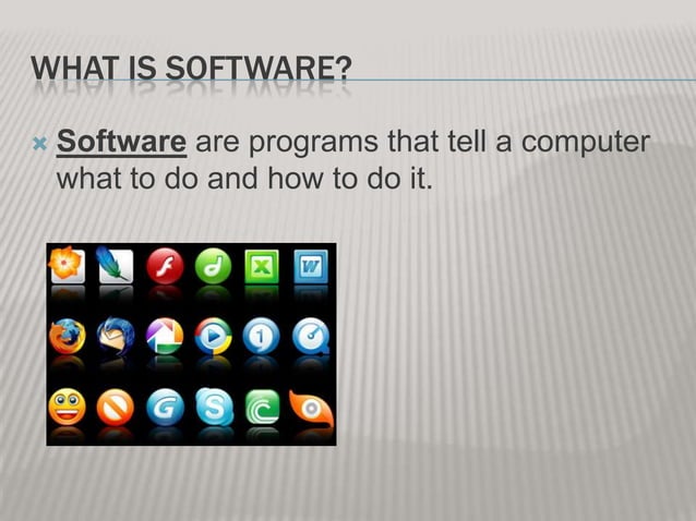 What is computer software? | PPT
