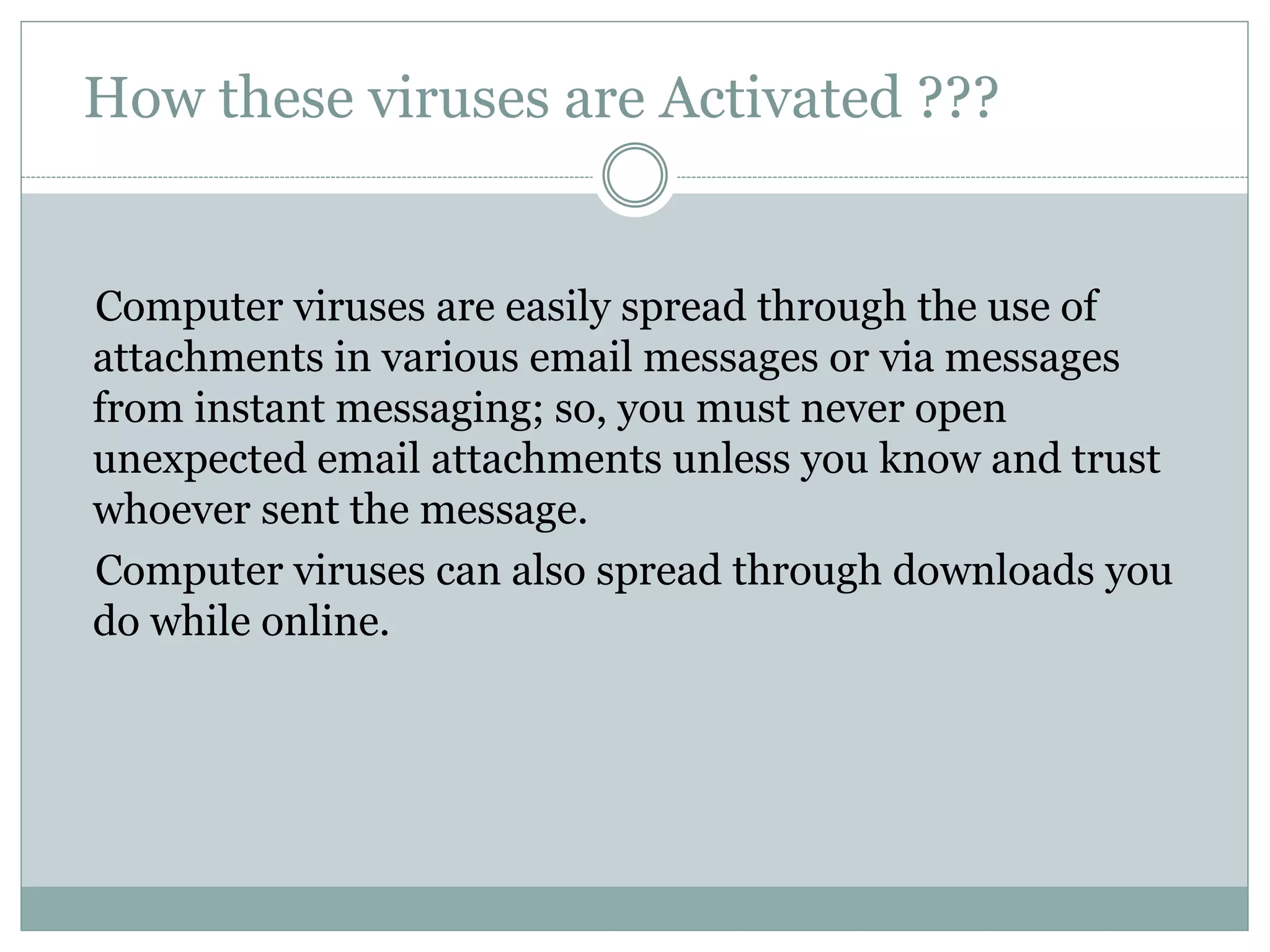 ppt on antivirus and computer virus | PPT