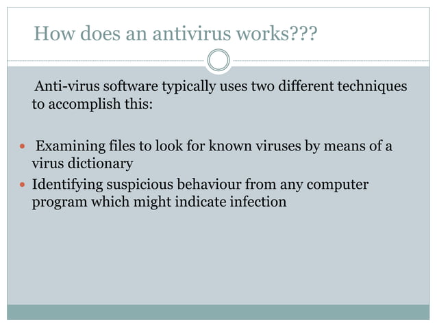 ppt on antivirus and computer virus | PPT