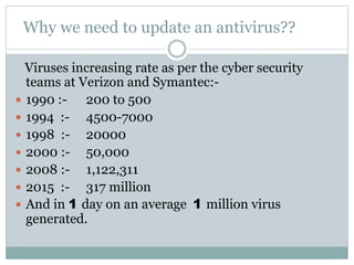ppt on antivirus and computer virus | PPTX