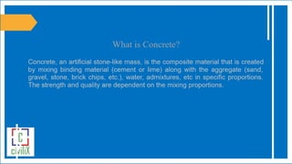 What is concrete | PPT
