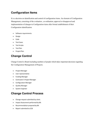What is configuration management | PDF | Operating Systems | Computer ...