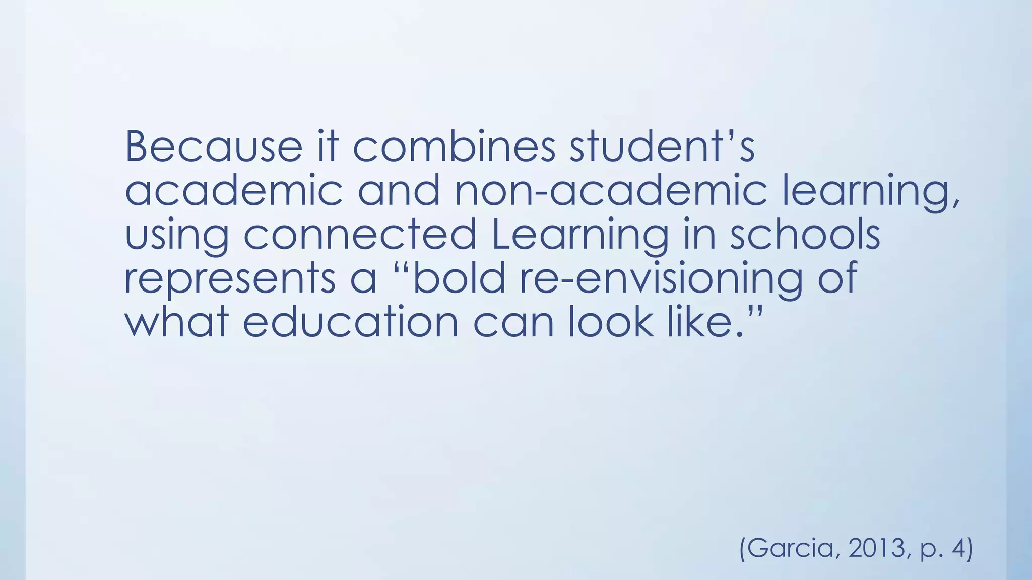 What is connected learning | PPT