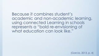 What is connected learning | PPT