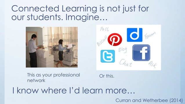 What is connected learning | PPT