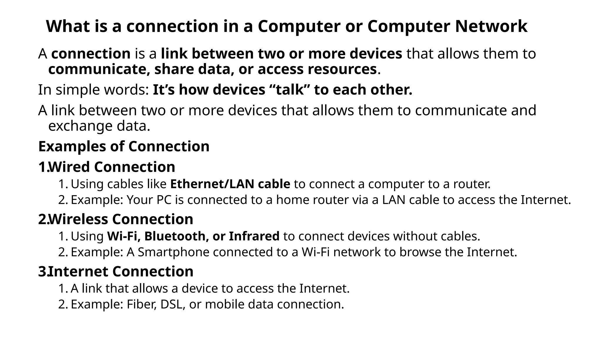 What is a connection in a Computer or Computer Network.pptx