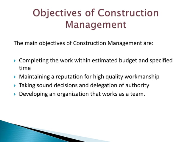 What is construction management & its Benefits? | PPTX