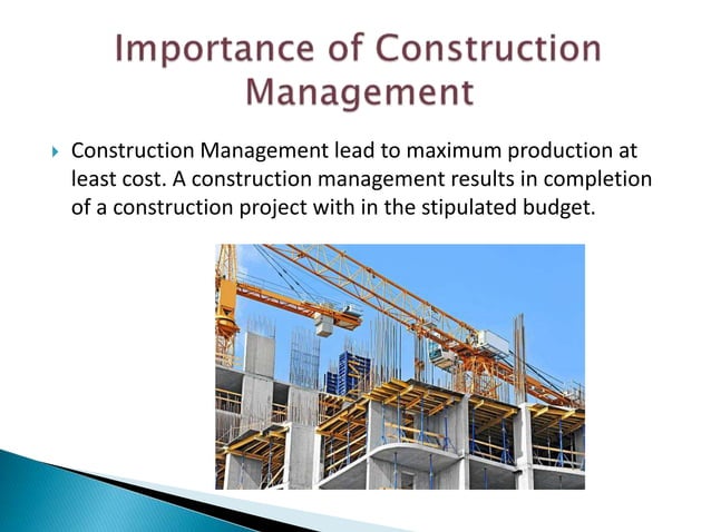 What is construction management & its Benefits? | PPTX