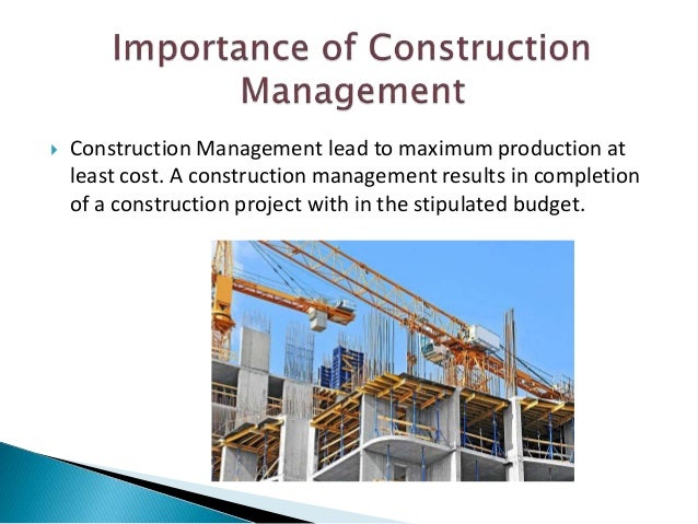 What is construction management & its Benefits?