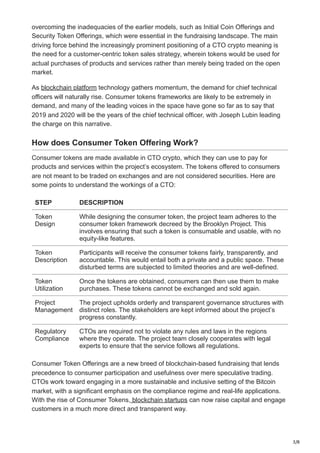 What is Consumer Token Offering CTO.pdf. | PDF