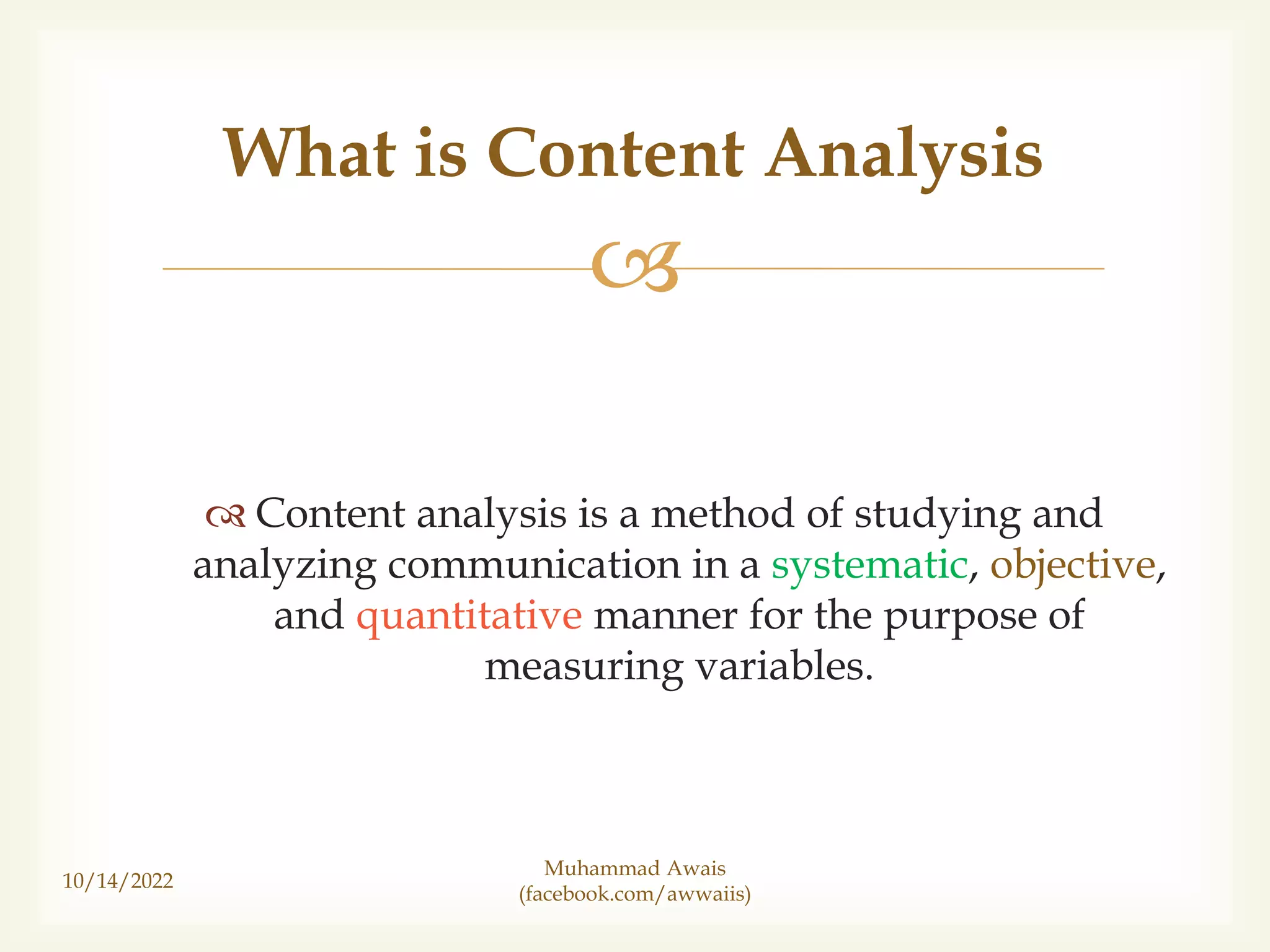 What is Content Analysis in Mass Media Research.pptx