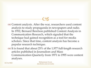 What is Content Analysis in Mass Media Research.pptx