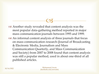 What is Content Analysis in Mass Media Research.pptx