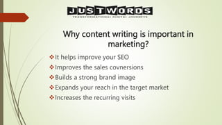 15 Content Writing Examples When to Use Each | PPT