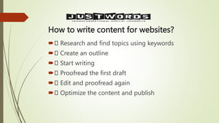 15 Content Writing Examples When to Use Each | PPT