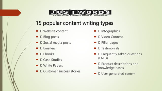 15 Content Writing Examples When to Use Each